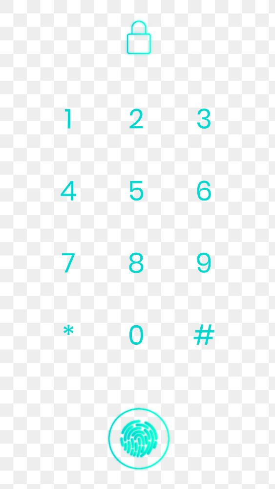 Png screen lock password transparent | Free PNG Sticker - rawpixel
