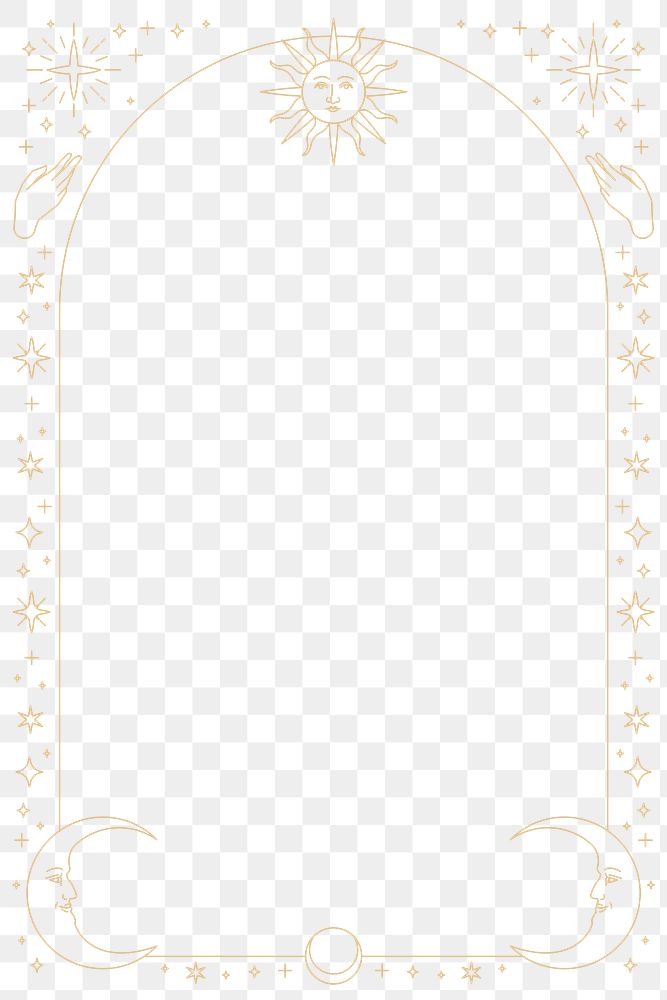 Png celestial icons frame transparent | Premium PNG - rawpixel