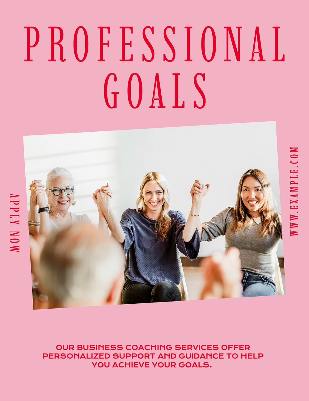 Coaching professional development flyer template | Premium Editable ...