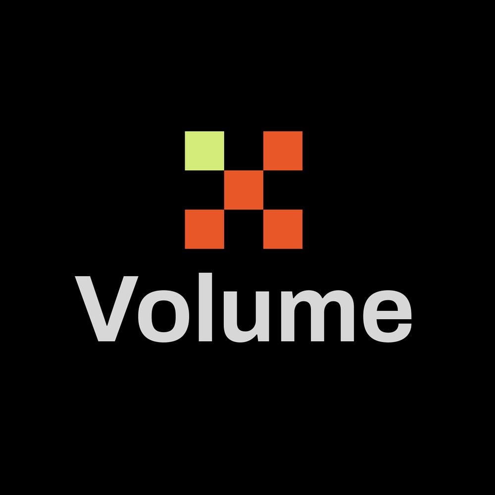 Checkered pattern logo template, volume | Premium Logo Maker - rawpixel