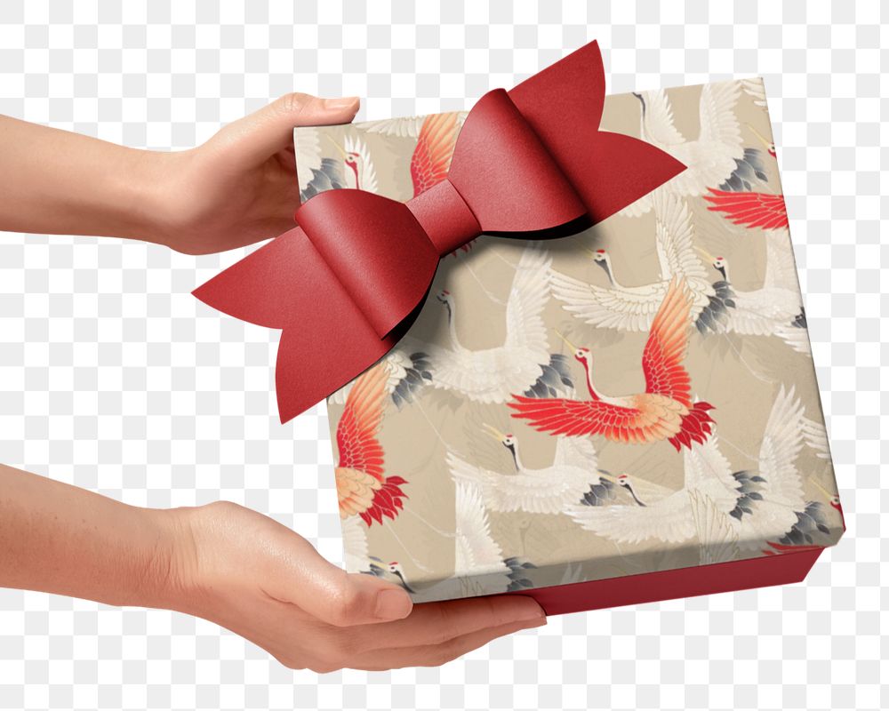 Gift box mockup png element, | Premium - rawpixel