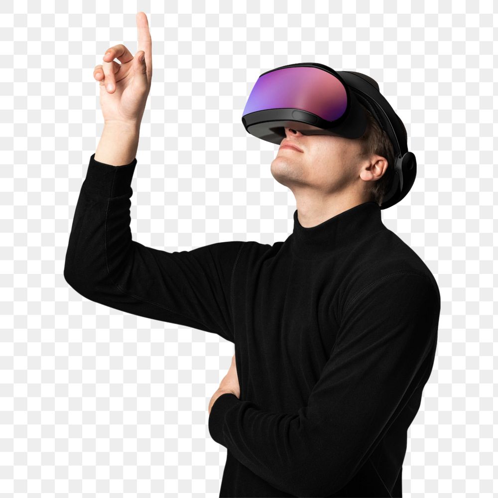 VR screen mockup png element, | Premium - rawpixel