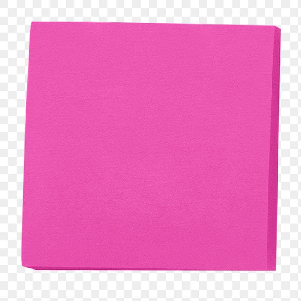 Pink sticky note png mockup | Premium - rawpixel