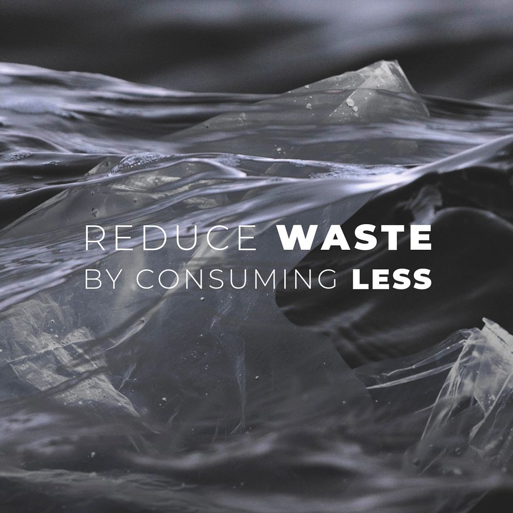 Reduce waste Instagram post template, | Free Editable Template - rawpixel