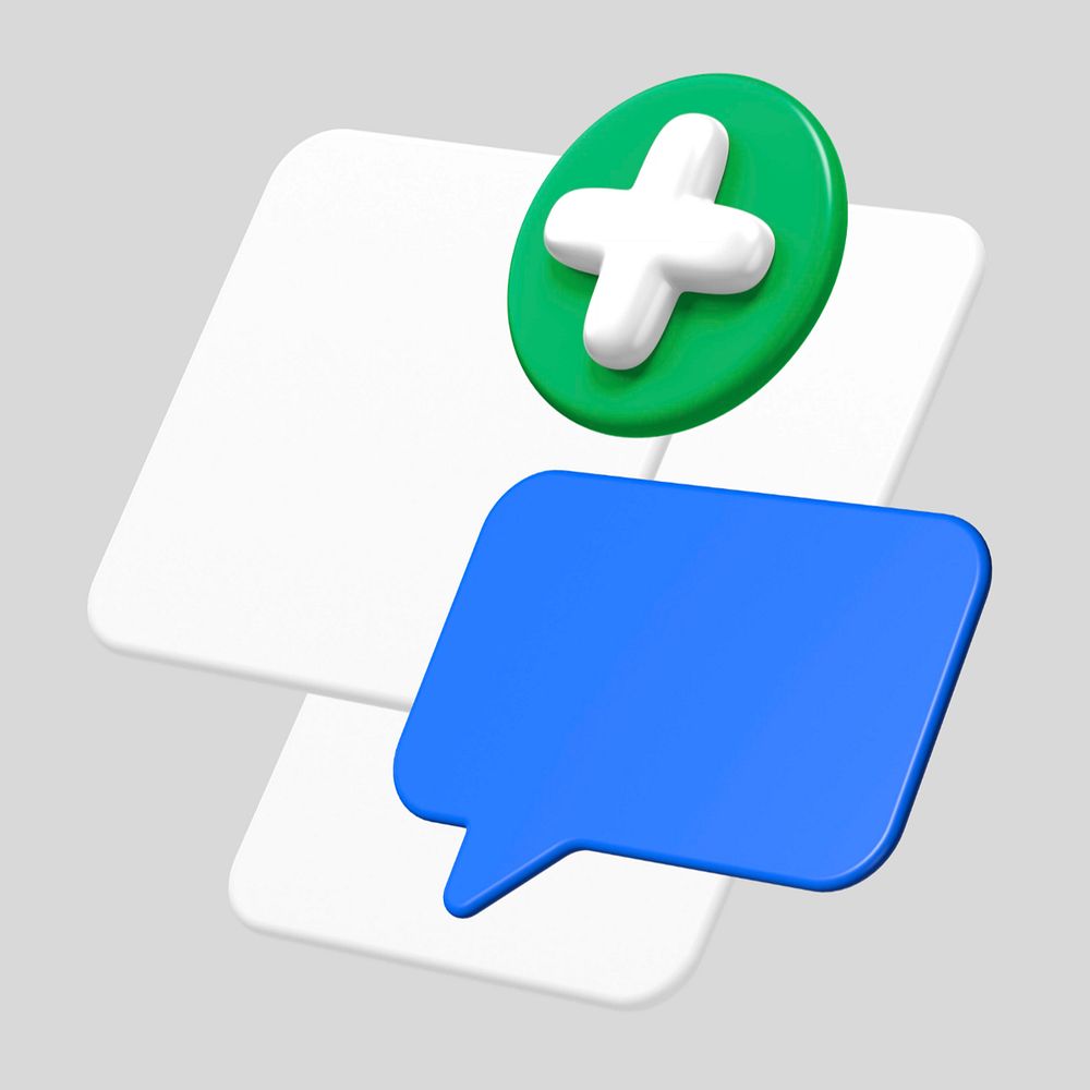 Business communication icon 3D illustration, | Premium Editable Design ...