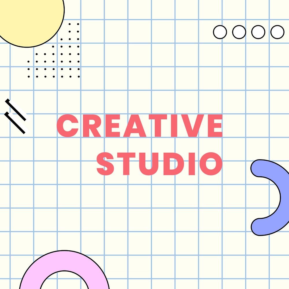 Creative studio Instagram post template | Premium Editable Template ...