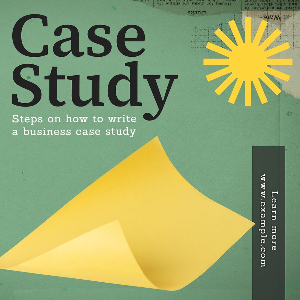 Case study Instagram post template, | Premium Editable Template - rawpixel