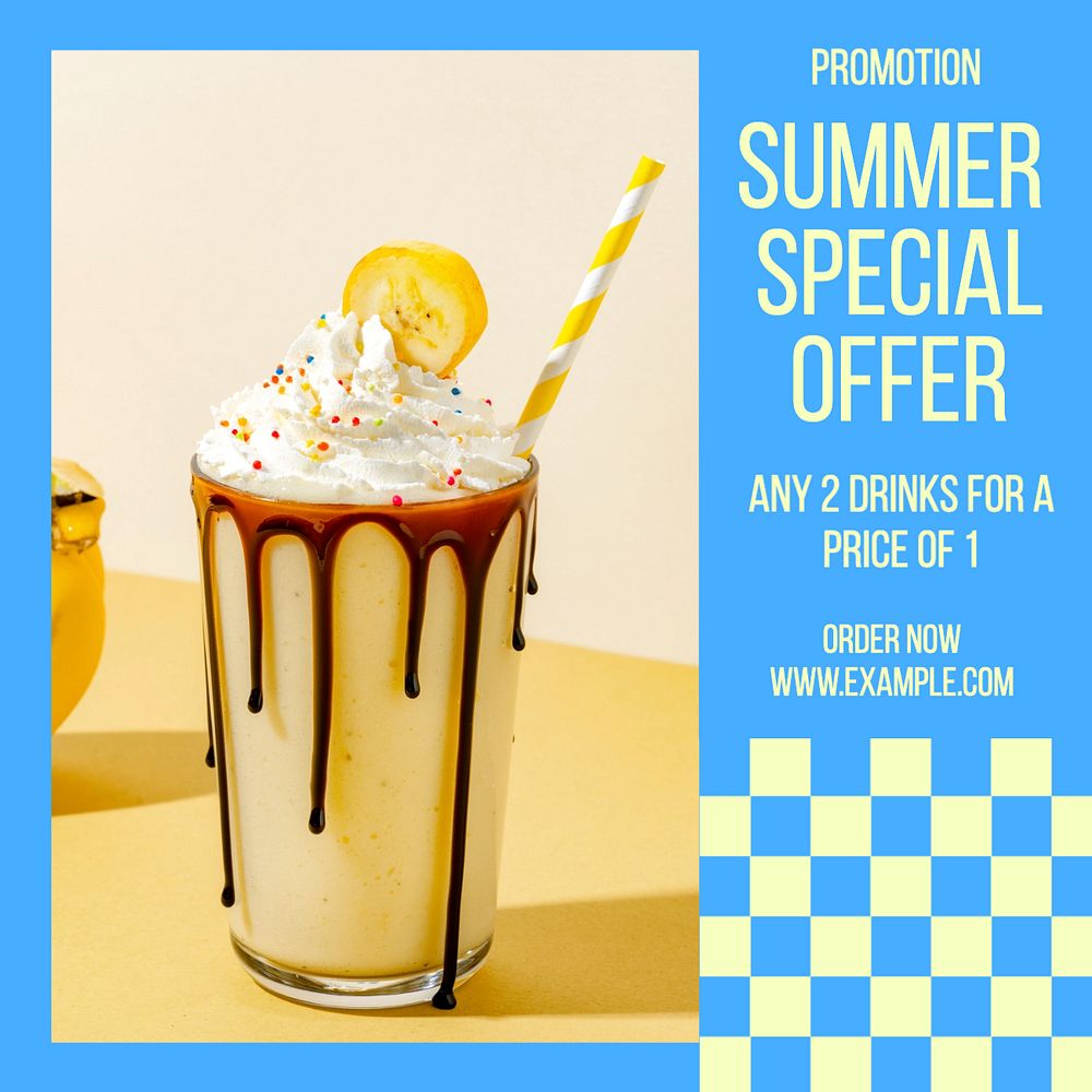 Special offer Instagram post template, | Premium Editable Template ...