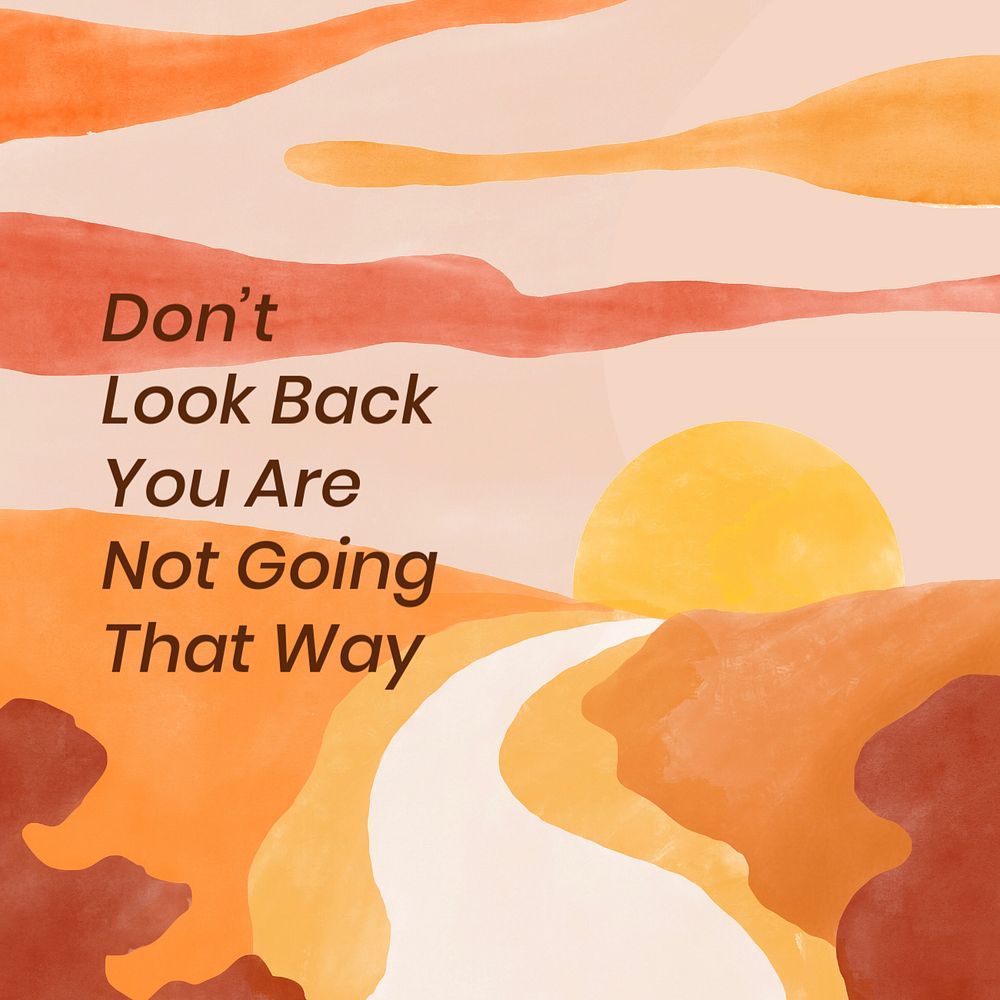 Motivational quote Facebook post template, | Premium Editable Template ...