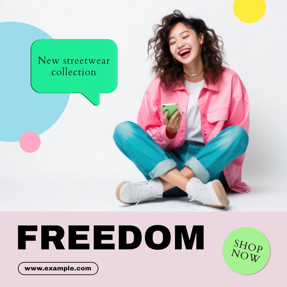 Freedom Instagram post template, editable | Premium Editable Template ...