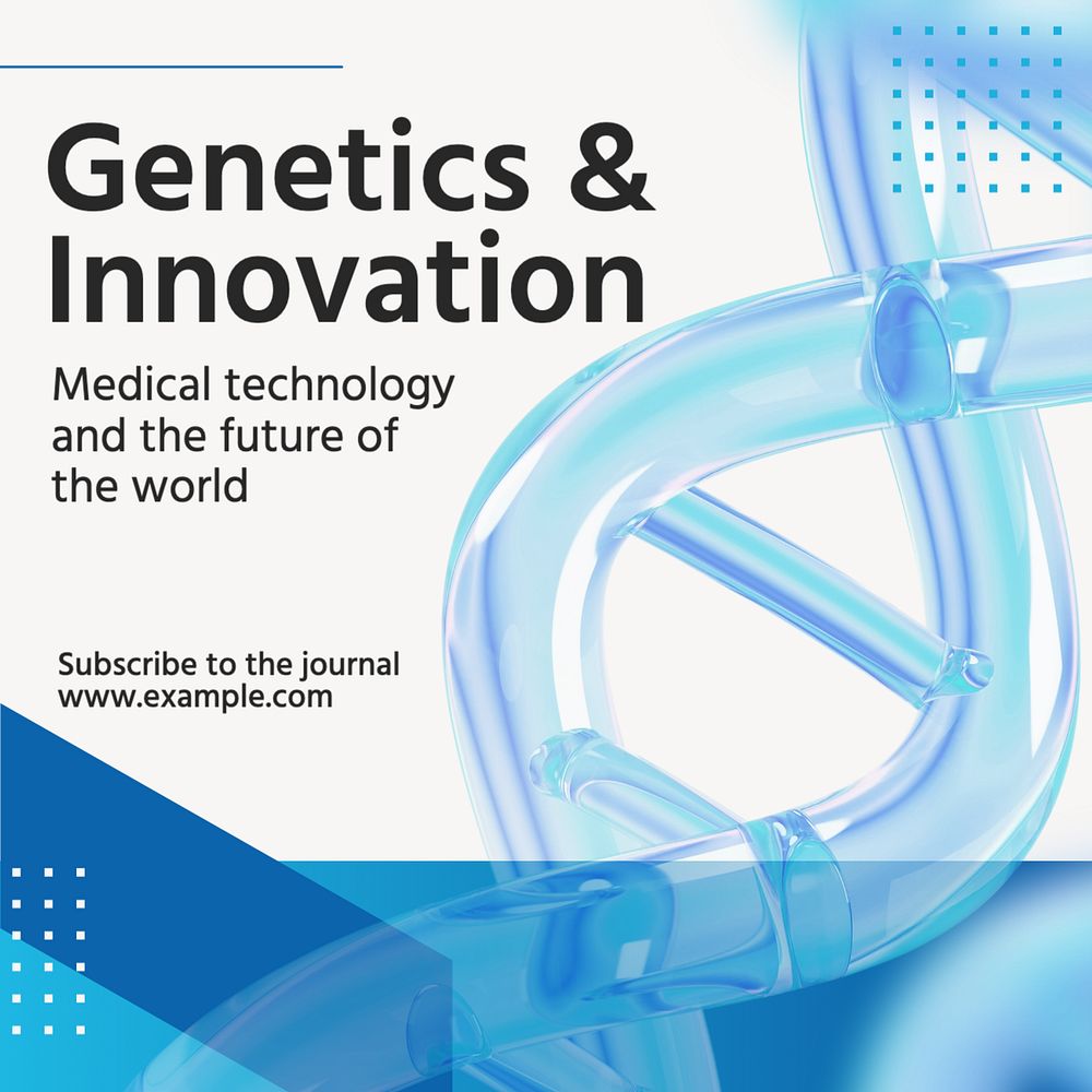 Genetics Instagram post template, editable | Premium Editable Template ...