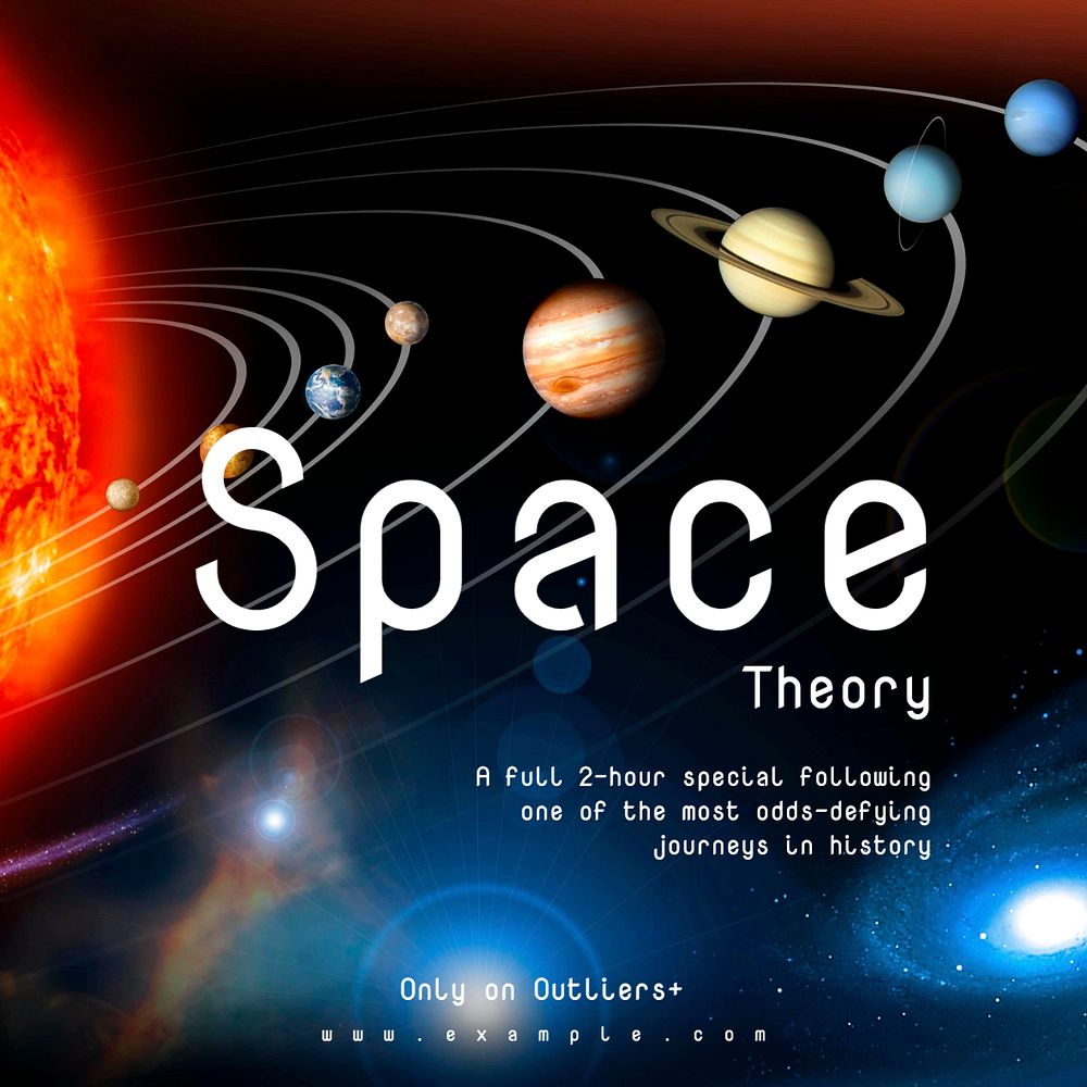 Space theory Instagram post template | Premium Editable Template - rawpixel