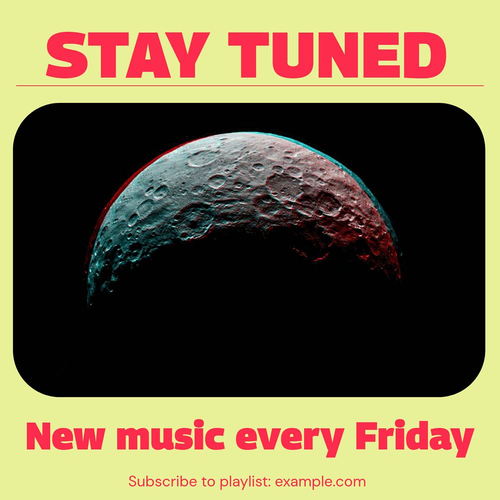 Stay tuned Instagram post template, | Premium Editable Template - rawpixel