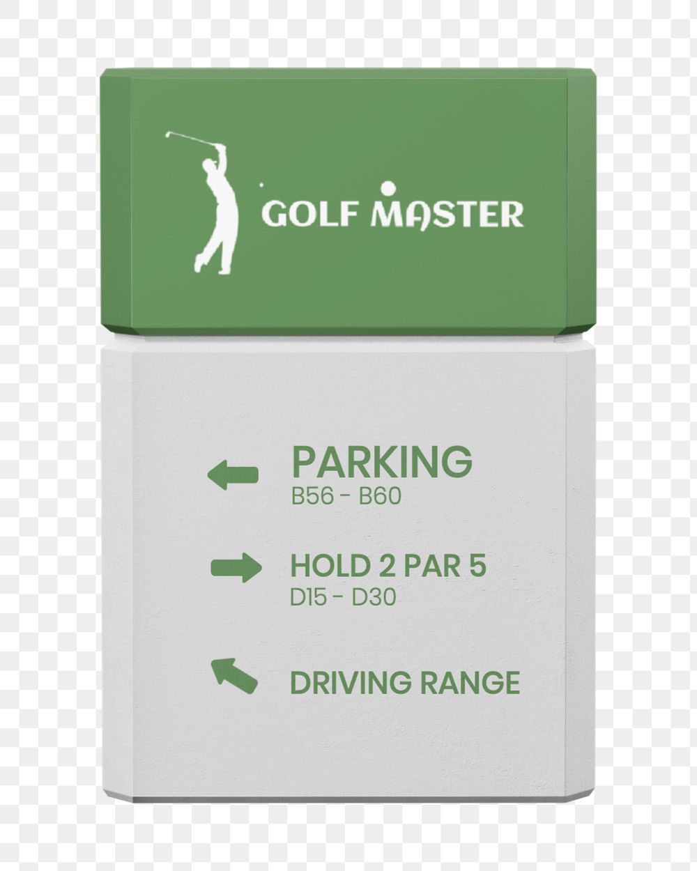 3D pylon sign mockup element, | Premium - rawpixel