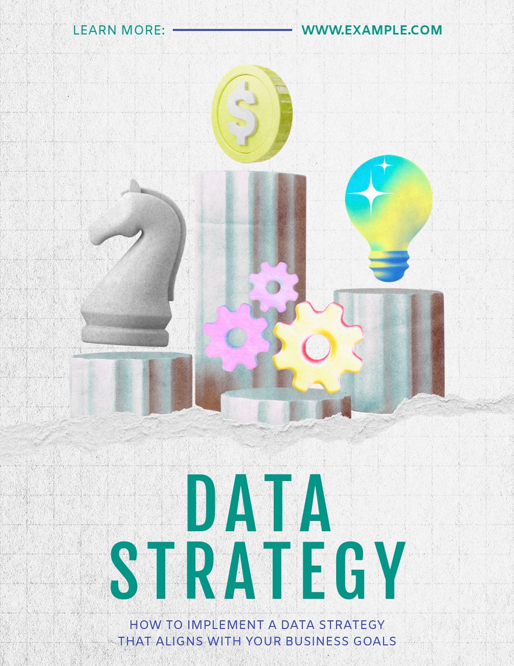 Data strategy flyer template, editable | Premium Editable Template ...