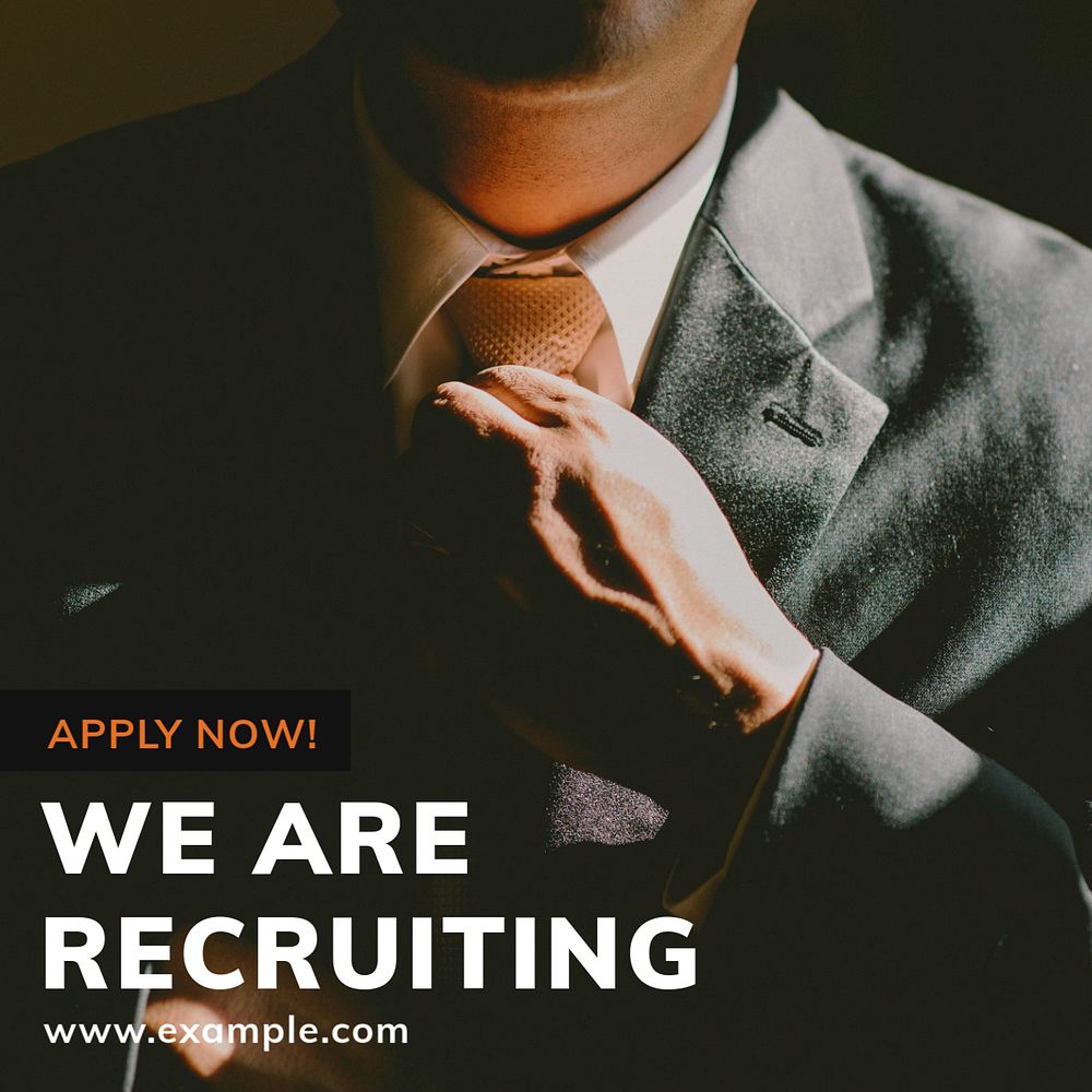 We are recruiting Instagram post | Premium Editable Template - rawpixel
