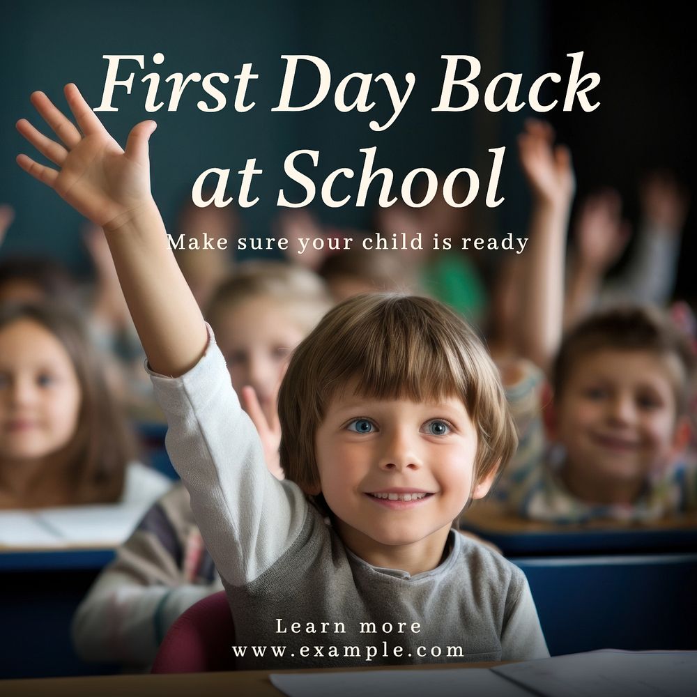 Back school Facebook post template | Premium Editable Template - rawpixel