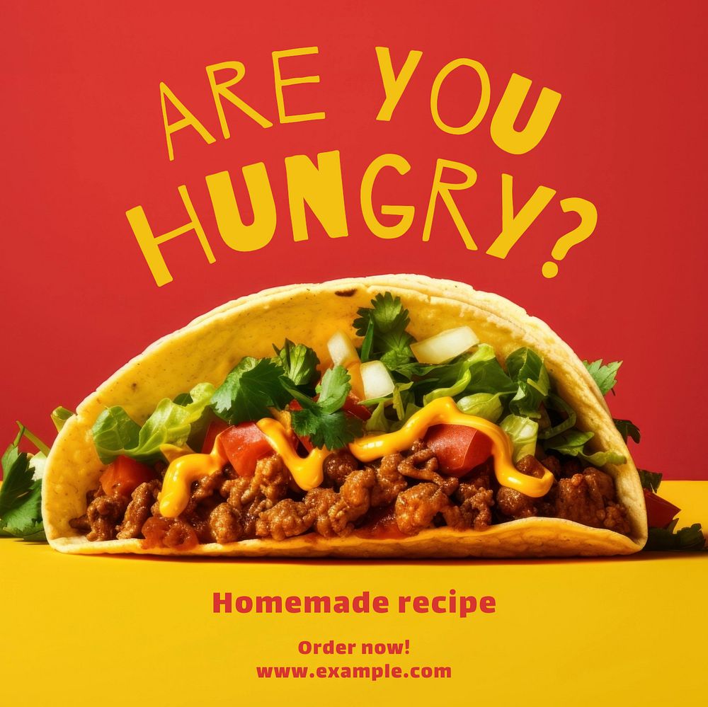 Food Facebook post template | Premium Editable Template - rawpixel