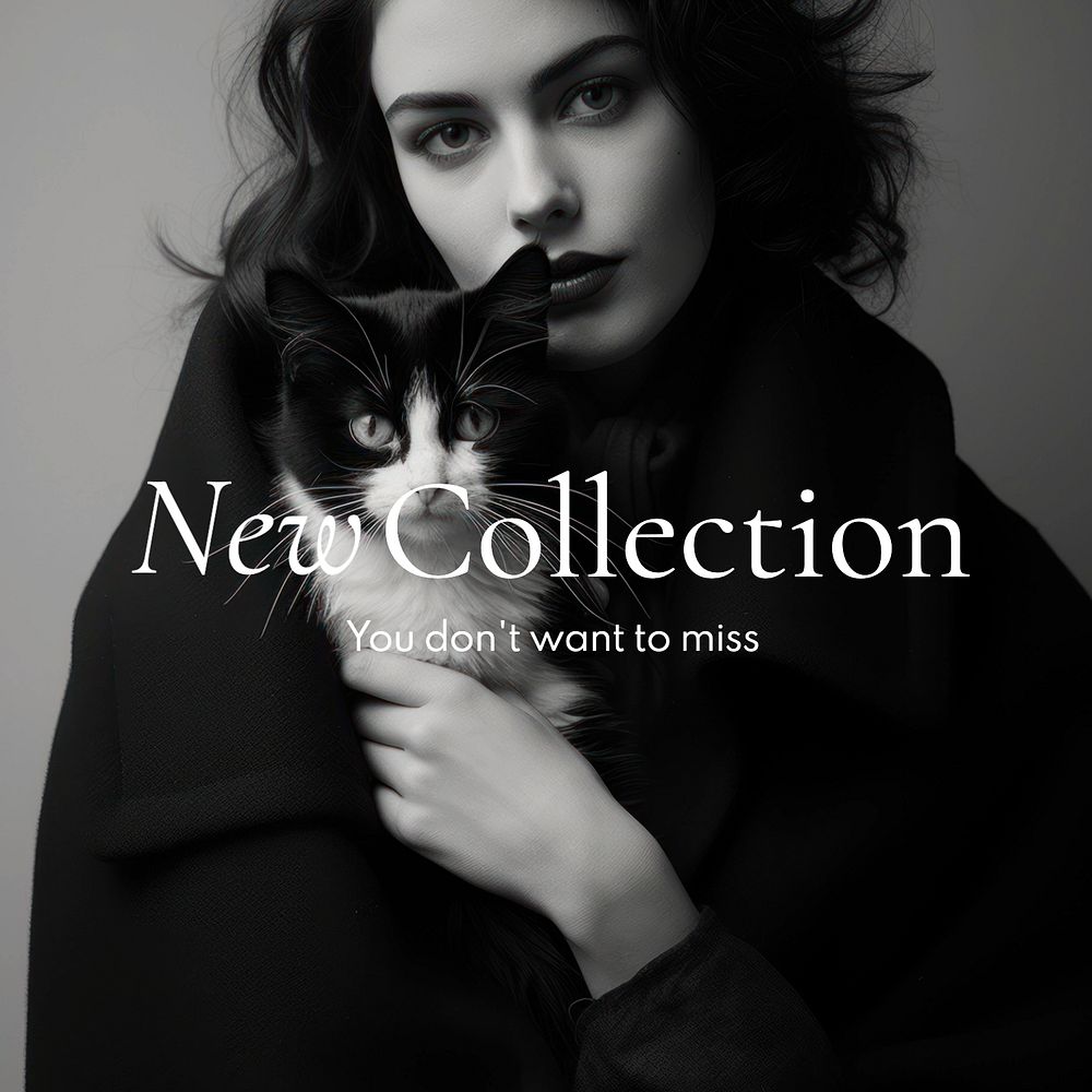 New collection template editable design, | Free Editable Template ...