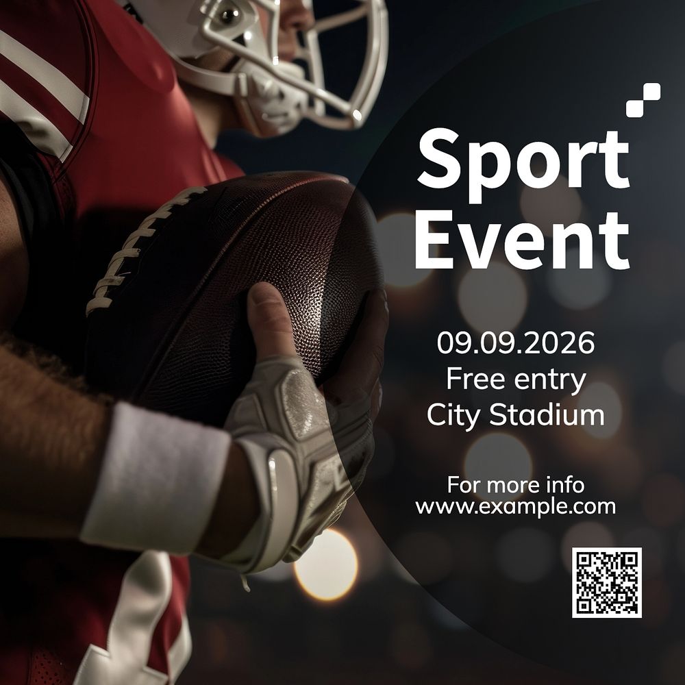 Sport event Facebook post template | Premium Editable Template - rawpixel