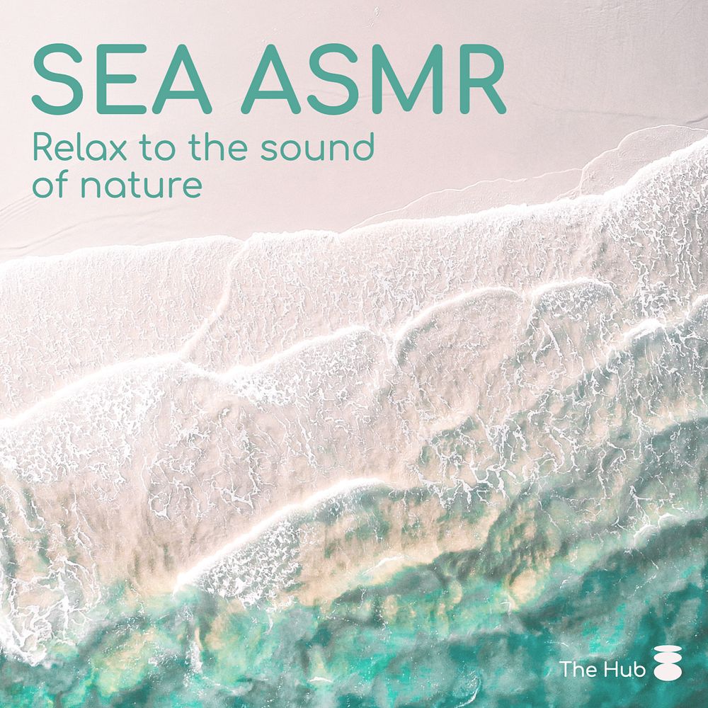Sea ASMR cover template | Premium Editable Template - rawpixel