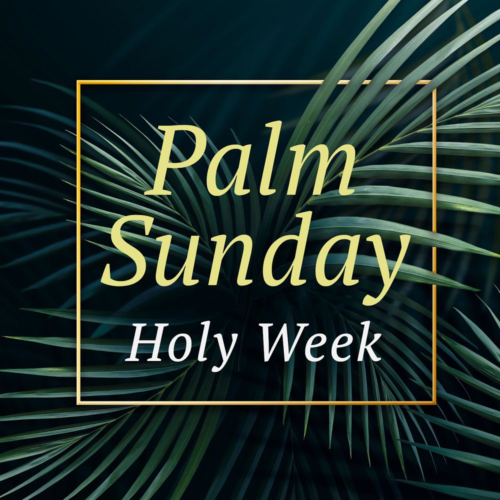 Holy week Instagram post template | Premium Editable Template - rawpixel