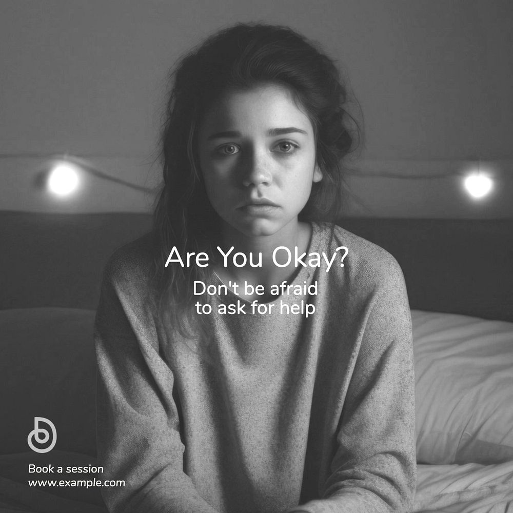 Sad and lonely Instagram post | Premium Editable Template - rawpixel