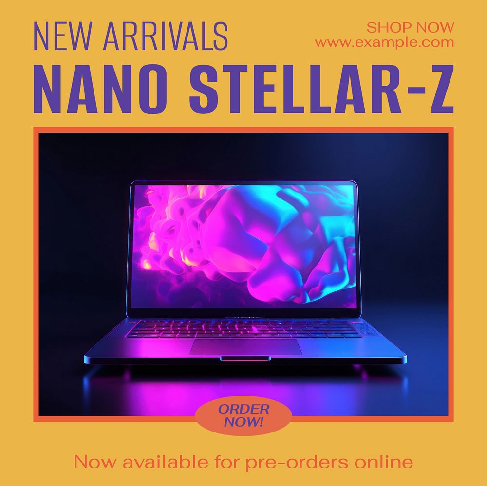 Online preorder Instagram post template | Premium Editable Template ...