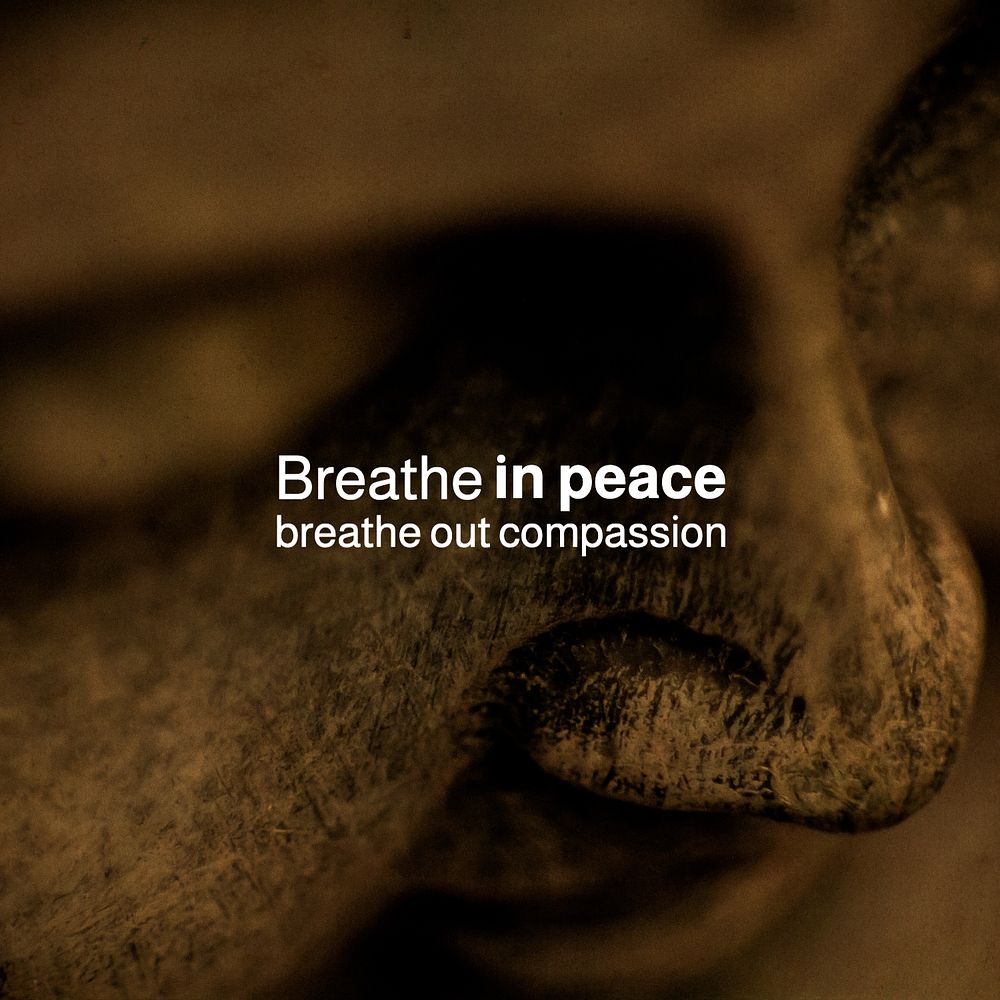 Buddhism quote Facebook post template | Premium Editable Template ...