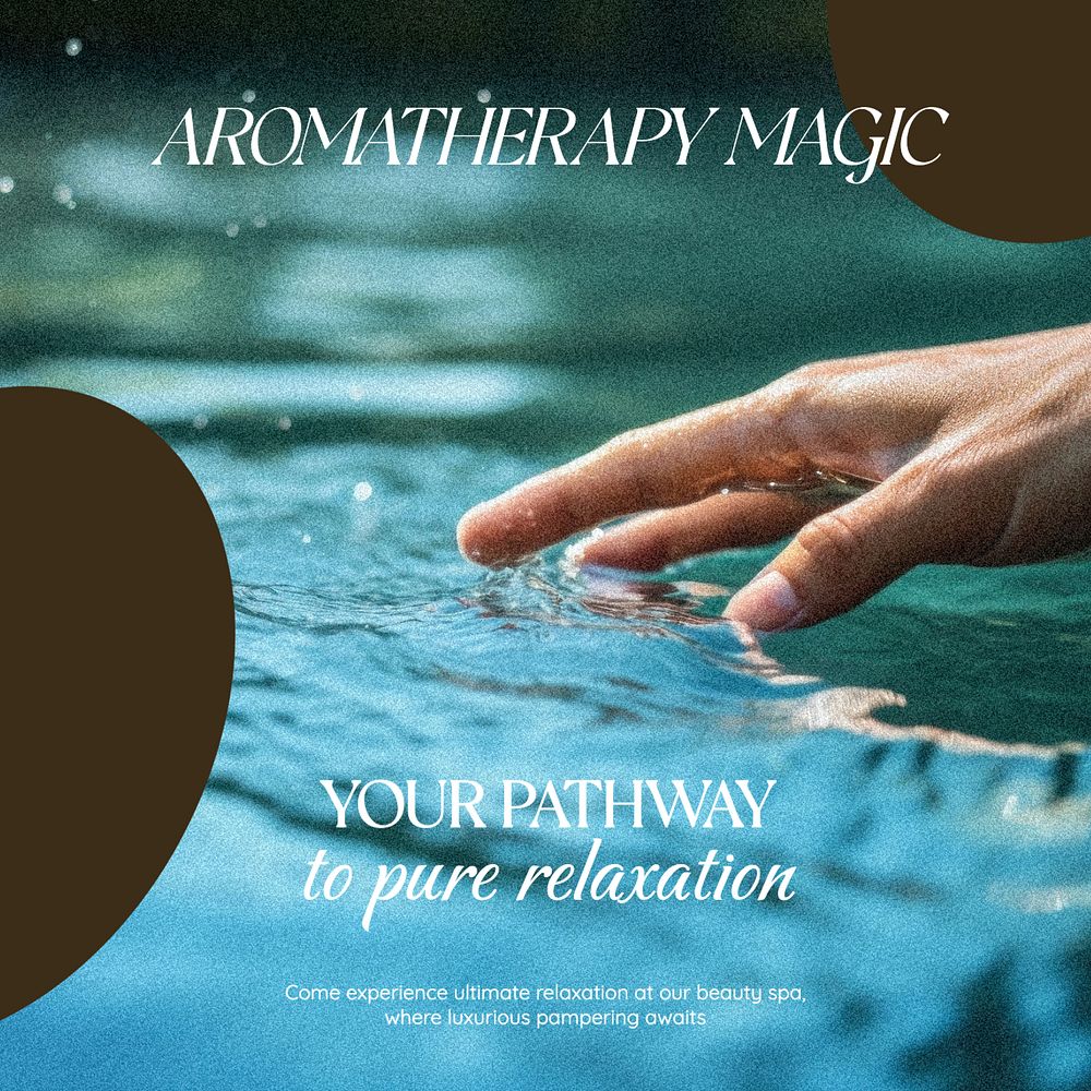 Aromatherapy Instagram post template | Premium Editable Template - rawpixel