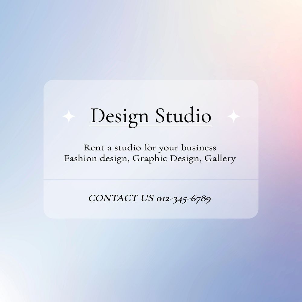 Design studio Instagram post template | Premium Editable Template ...