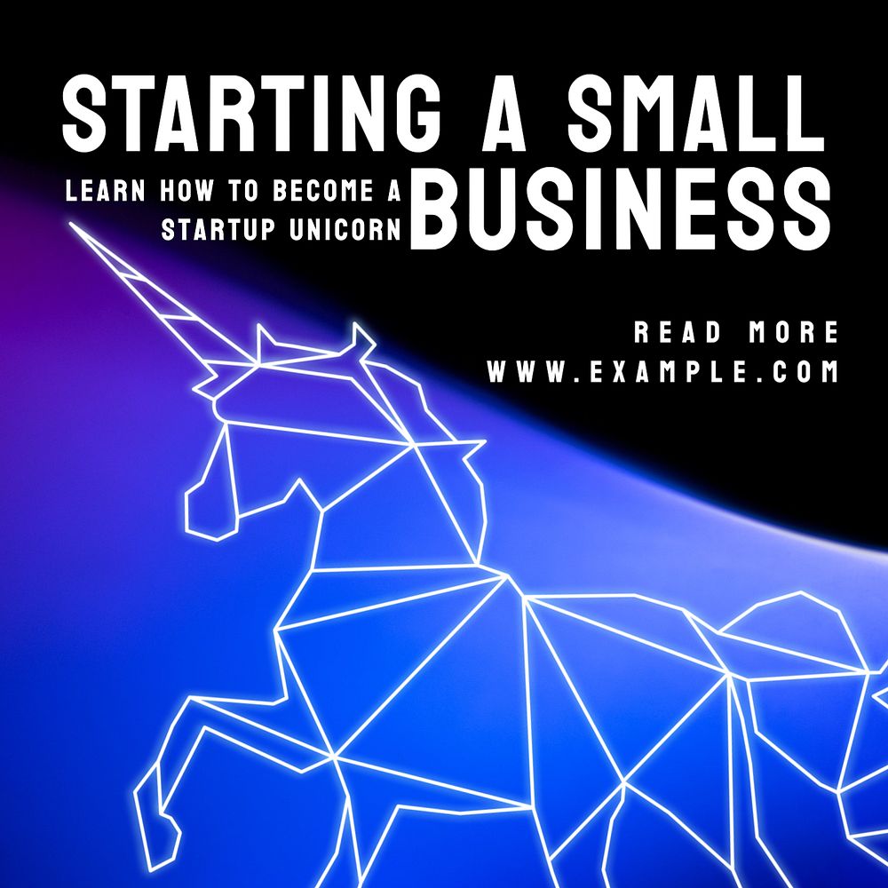 Small business Instagram post template | Premium Editable Template ...