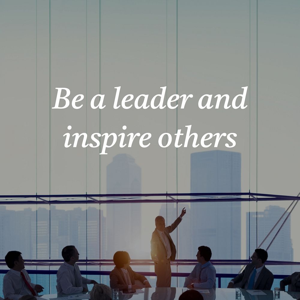 Leadership quote Instagram post template | Premium Editable Template ...