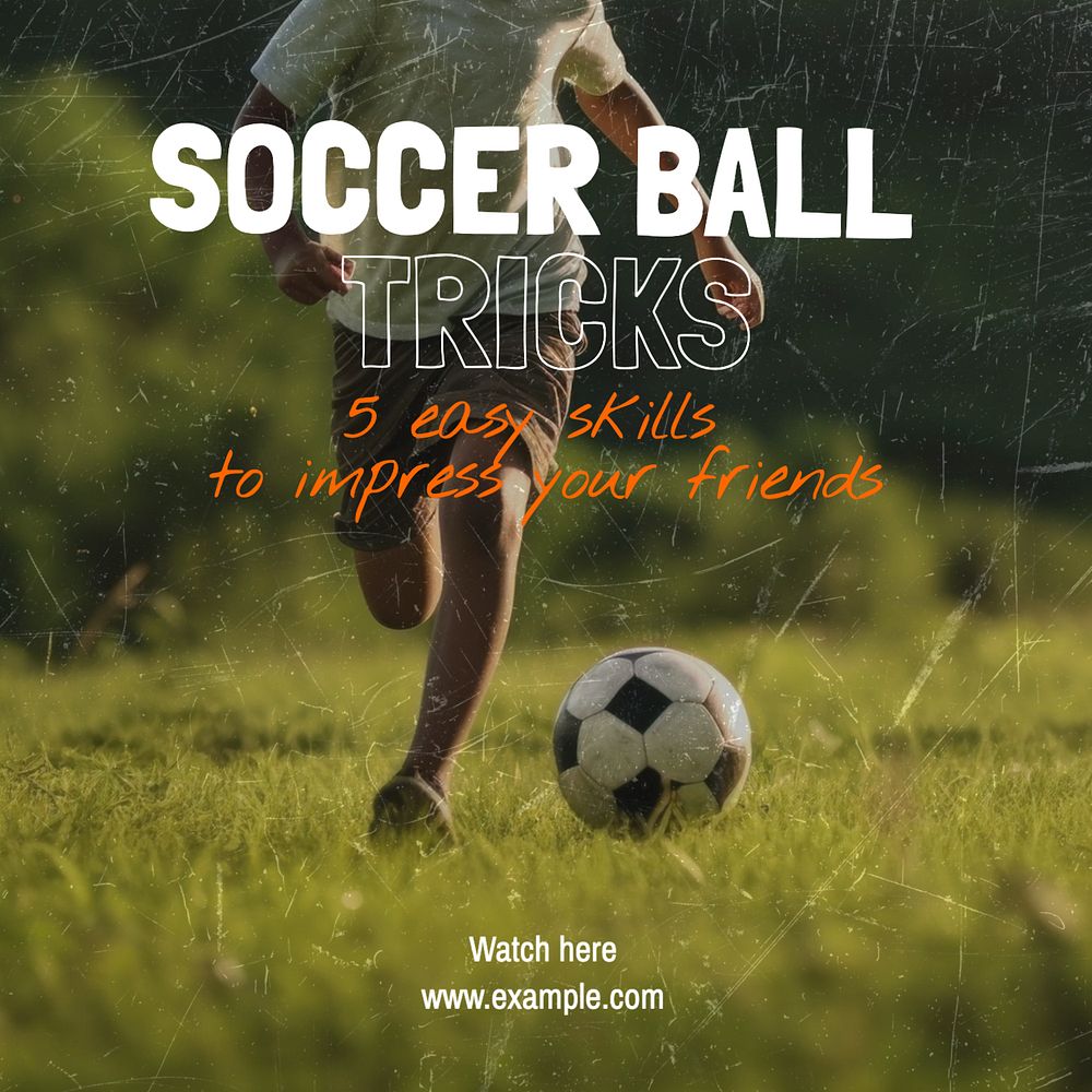 Football Instagram post template | Premium Editable Template - rawpixel