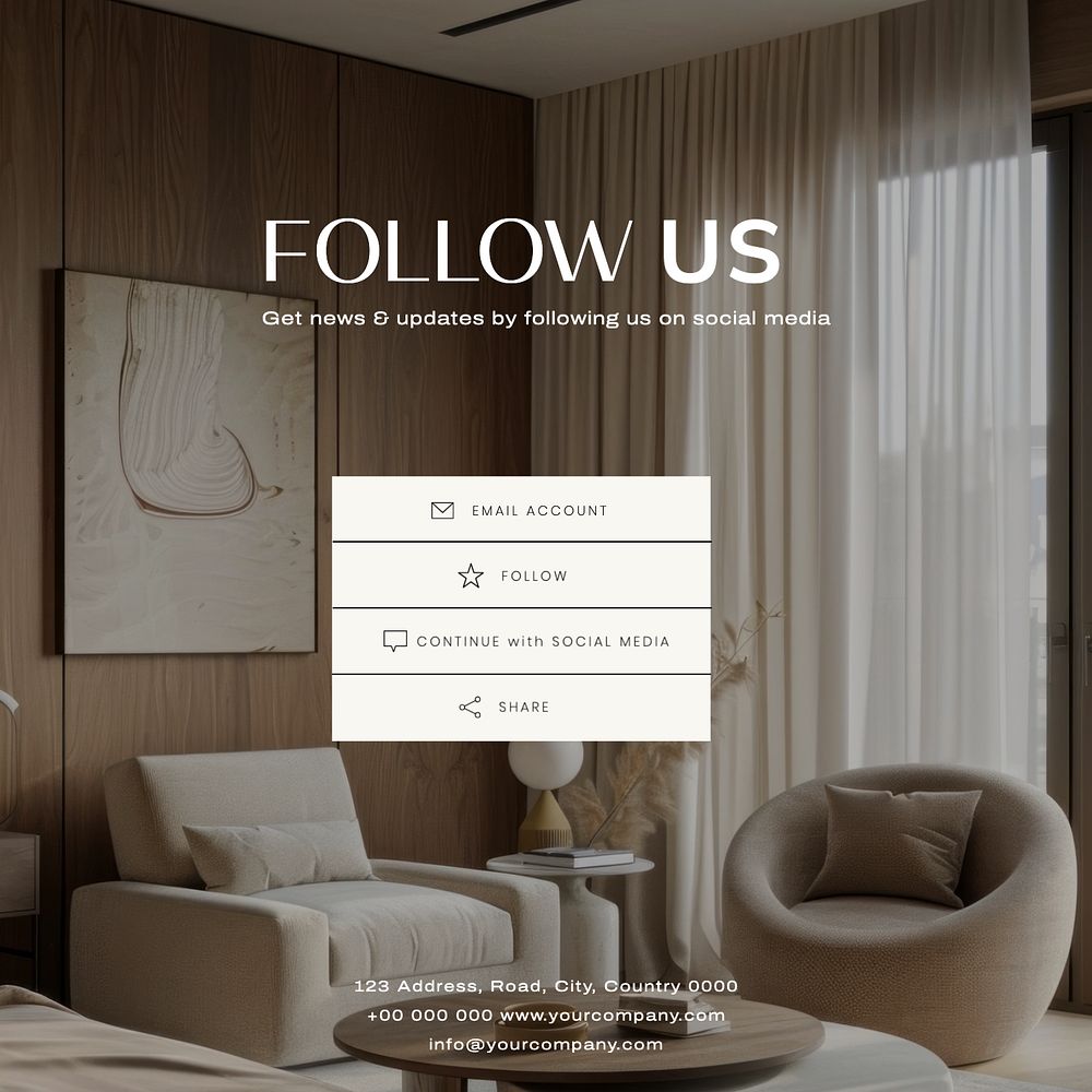 Social media subscription Instagram post | Premium Editable Template ...