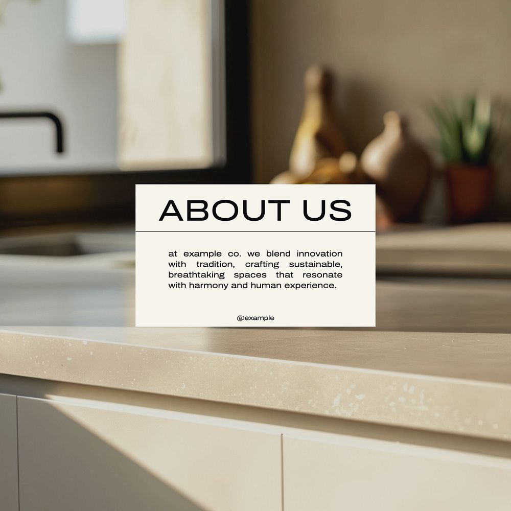 About us Instagram post template | Premium Editable Template - rawpixel