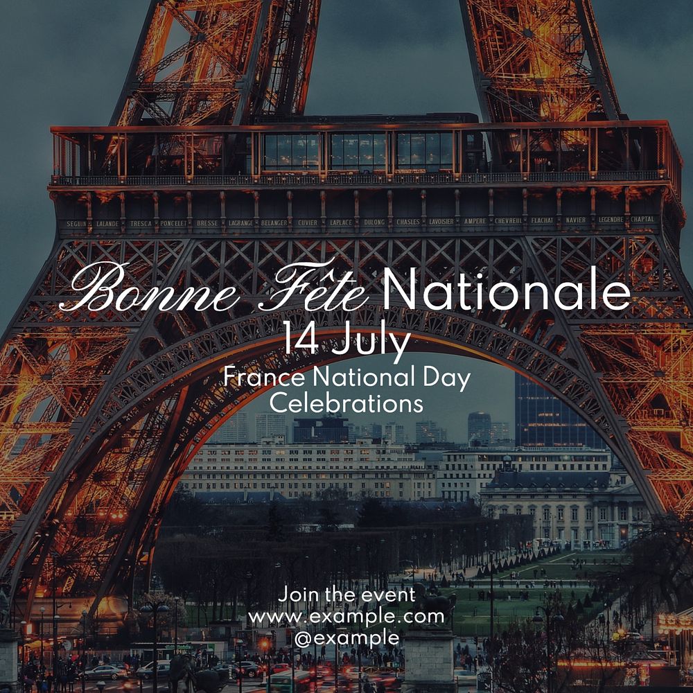 France national day Instagram post | Premium Editable Template - rawpixel
