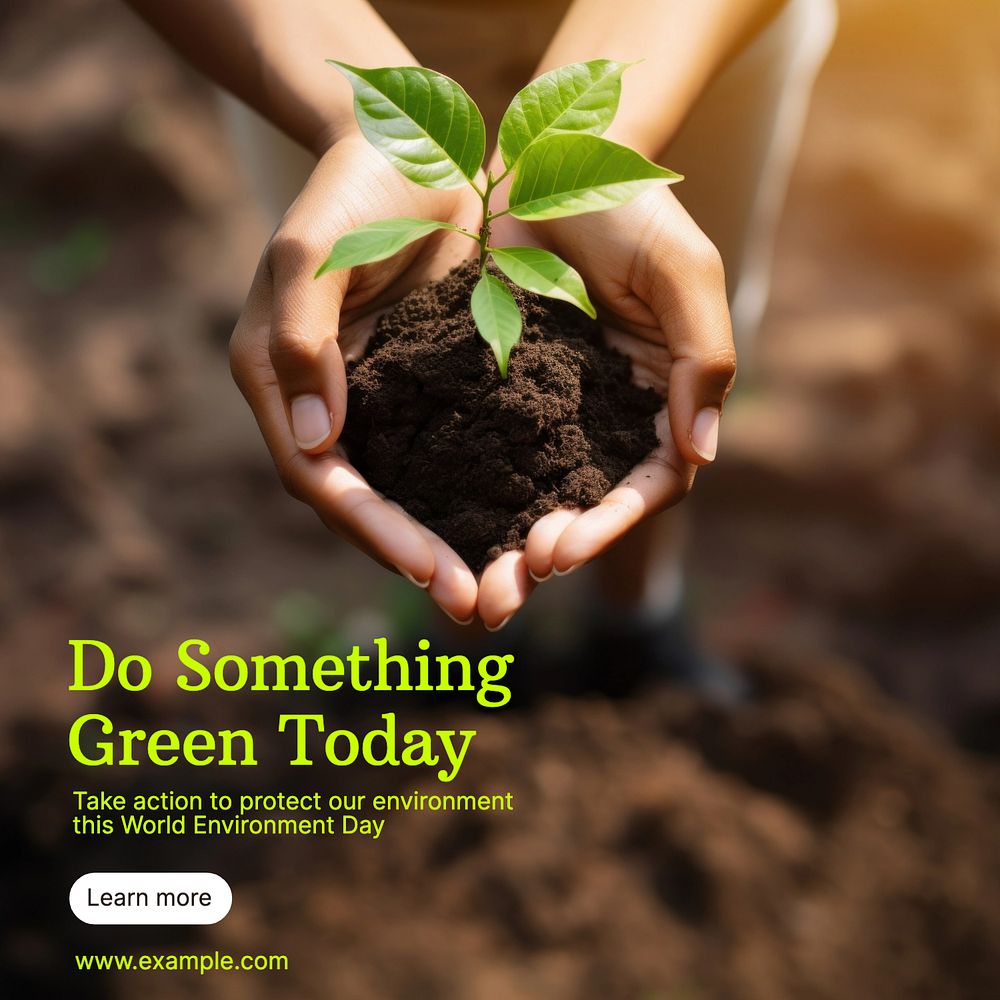 World environment day Instagram post | Premium Editable Template - rawpixel