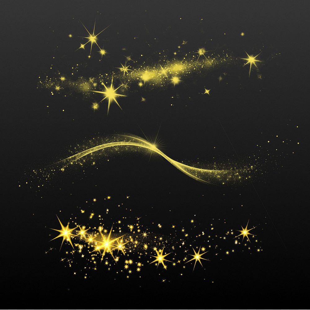Editable stars and sparkle light | Premium Editable Design - rawpixel