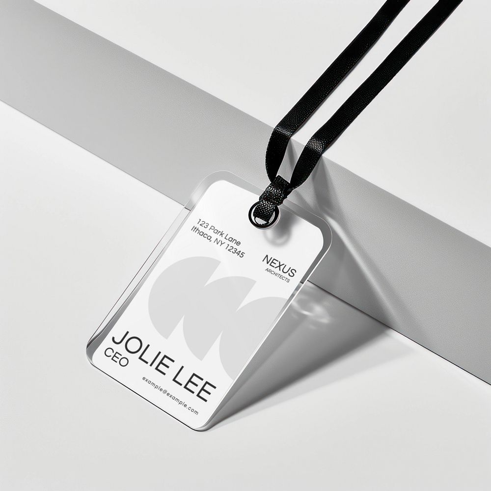 Editable ID badge mockup design | Premium Mockup Generator - rawpixel