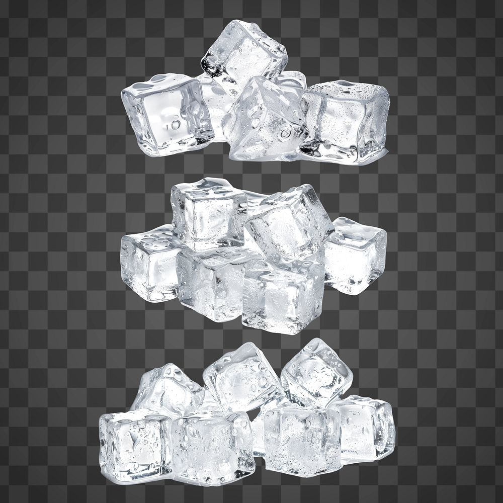 Editable ice cube design element | Premium Editable Design - rawpixel