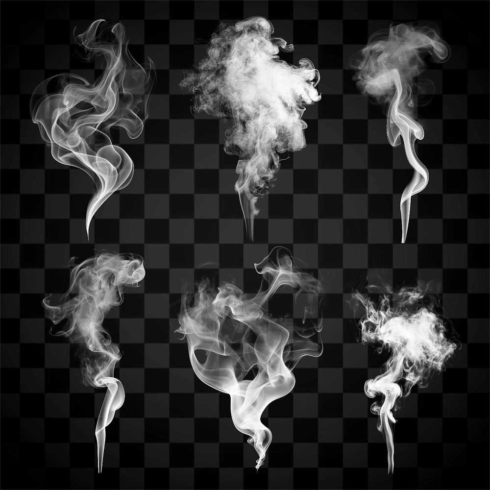 Smoke effect design element set, | Premium Editable Design - rawpixel