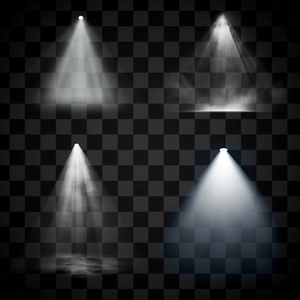 Spotlight design element set, editable | Premium Editable Design - rawpixel