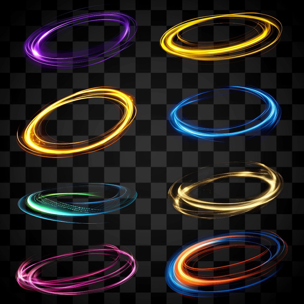 Oval glow effect design element | Premium Editable Design - rawpixel