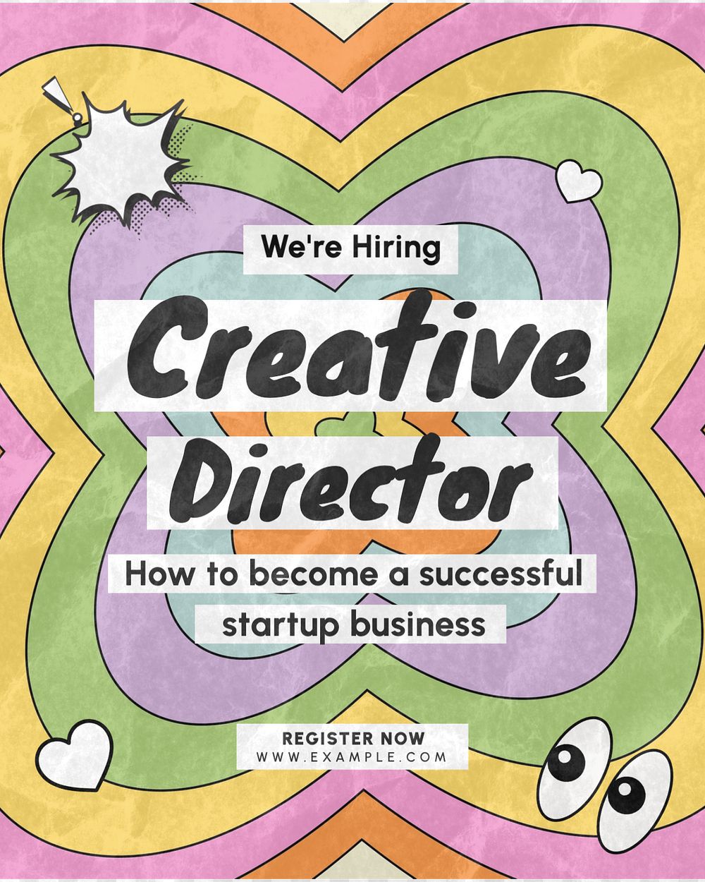 Creative director Instagram post template, | Premium Editable Template ...