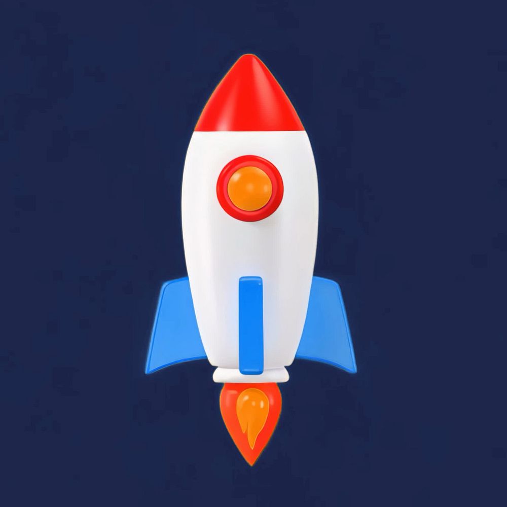 Colorful cartoon rocket ship animation | Free Transparent Video - rawpixel