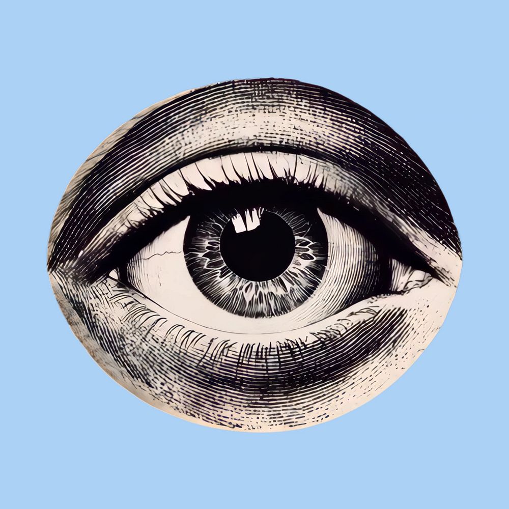 Vintage eye illustration animation isolated | Premium Transparent Video ...