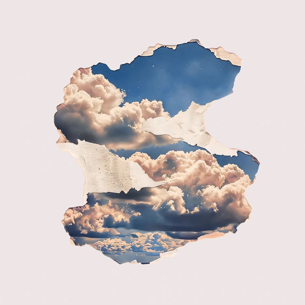 Clouds sky ripped paper animation | Free Transparent Video - rawpixel