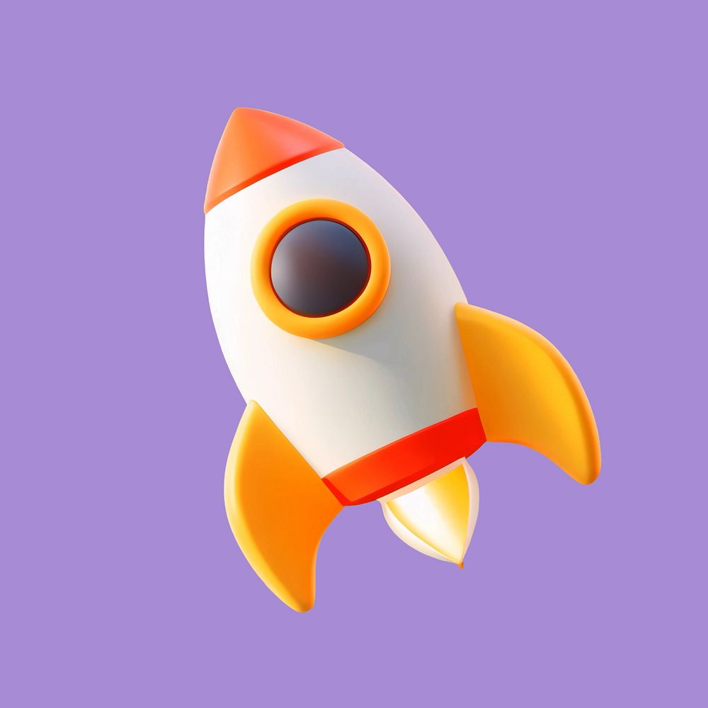 Colorful cartoon rocket animation isolated | Free Transparent Video ...