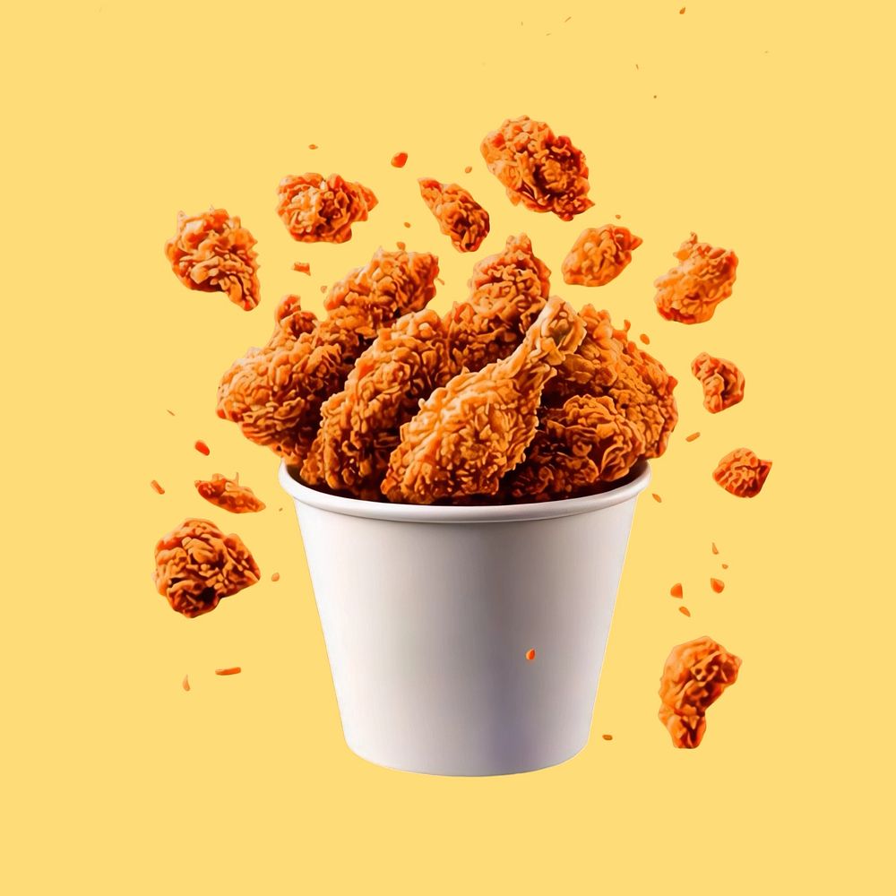 Crispy fried chicken bucket animation | Free Transparent Video - rawpixel